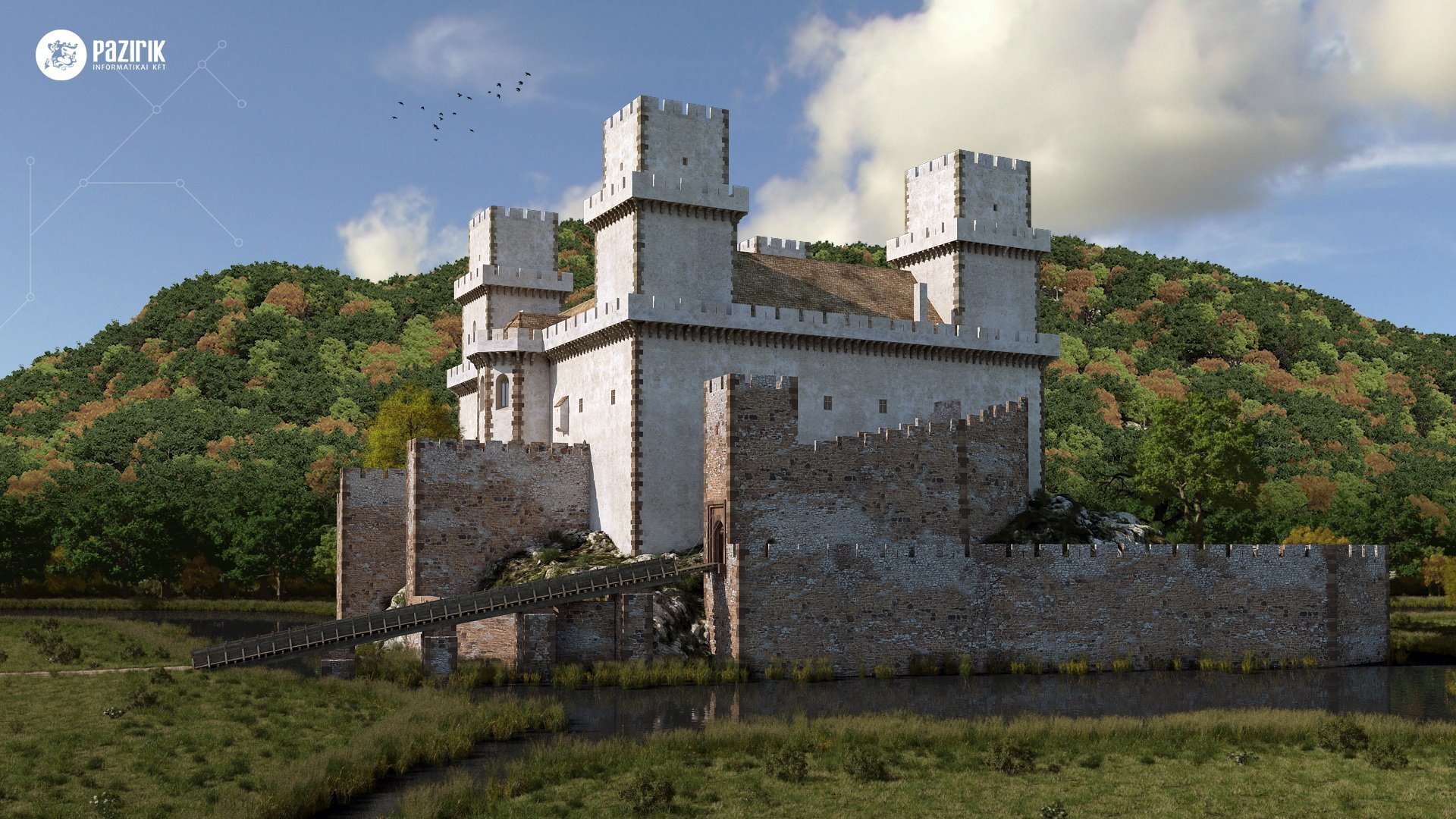 A Row of Hungarian Castles Are Built Up Again in 3D - Daily News Hungary