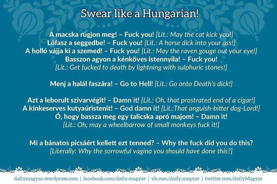 Mini language lesson #5: Swearing in Hungarian - Daily News Hungary