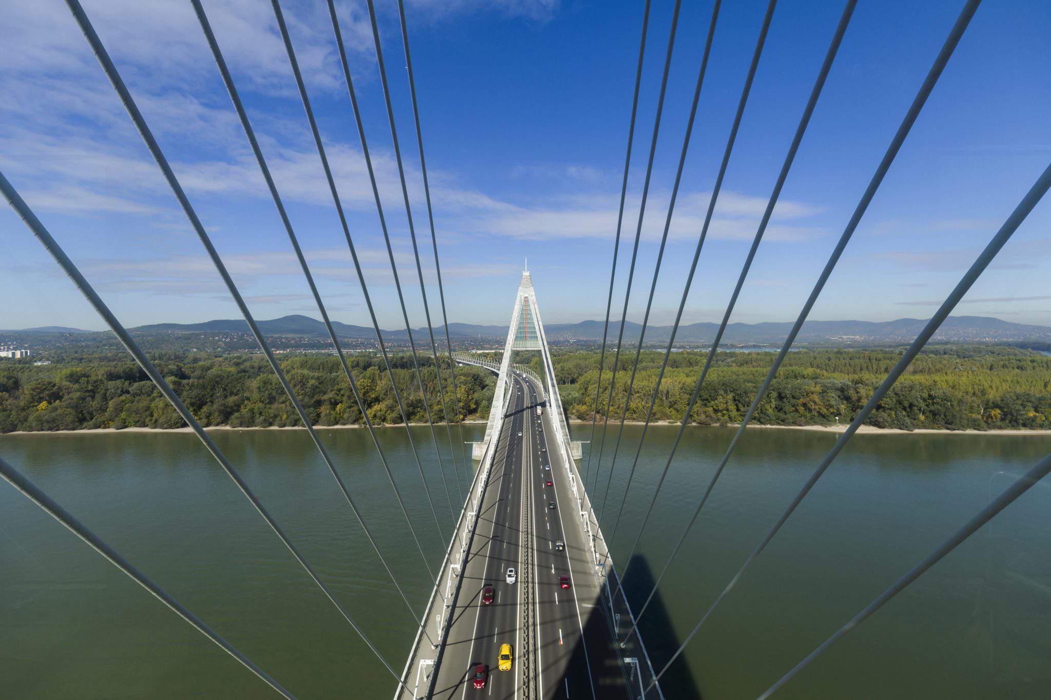 Hungary's longest and most expensive bridge - Megyeri Bridge is 10 ...