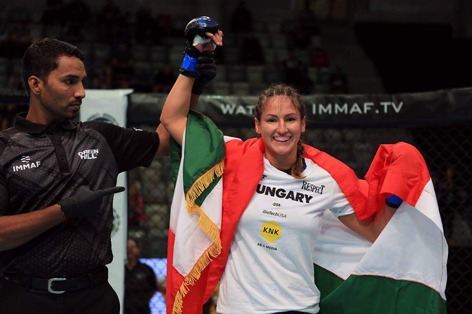 Finally! Hungarian WMMA fighter crowned world champion in Bahrain ...