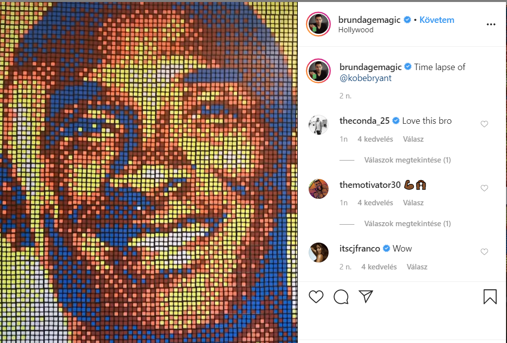 Amazing Rubik's Cube Art erinnert an Kobe Bryant - Video Daily News Hungary