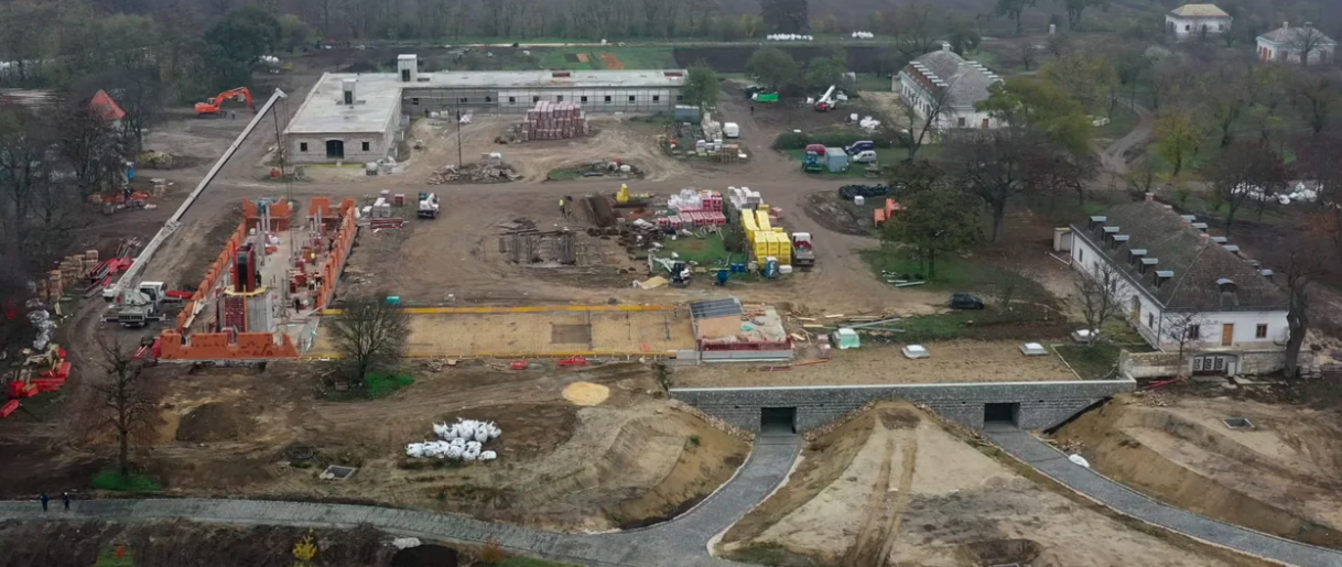 Drone video shows huge construction works on the estate of PM Orbán's ...