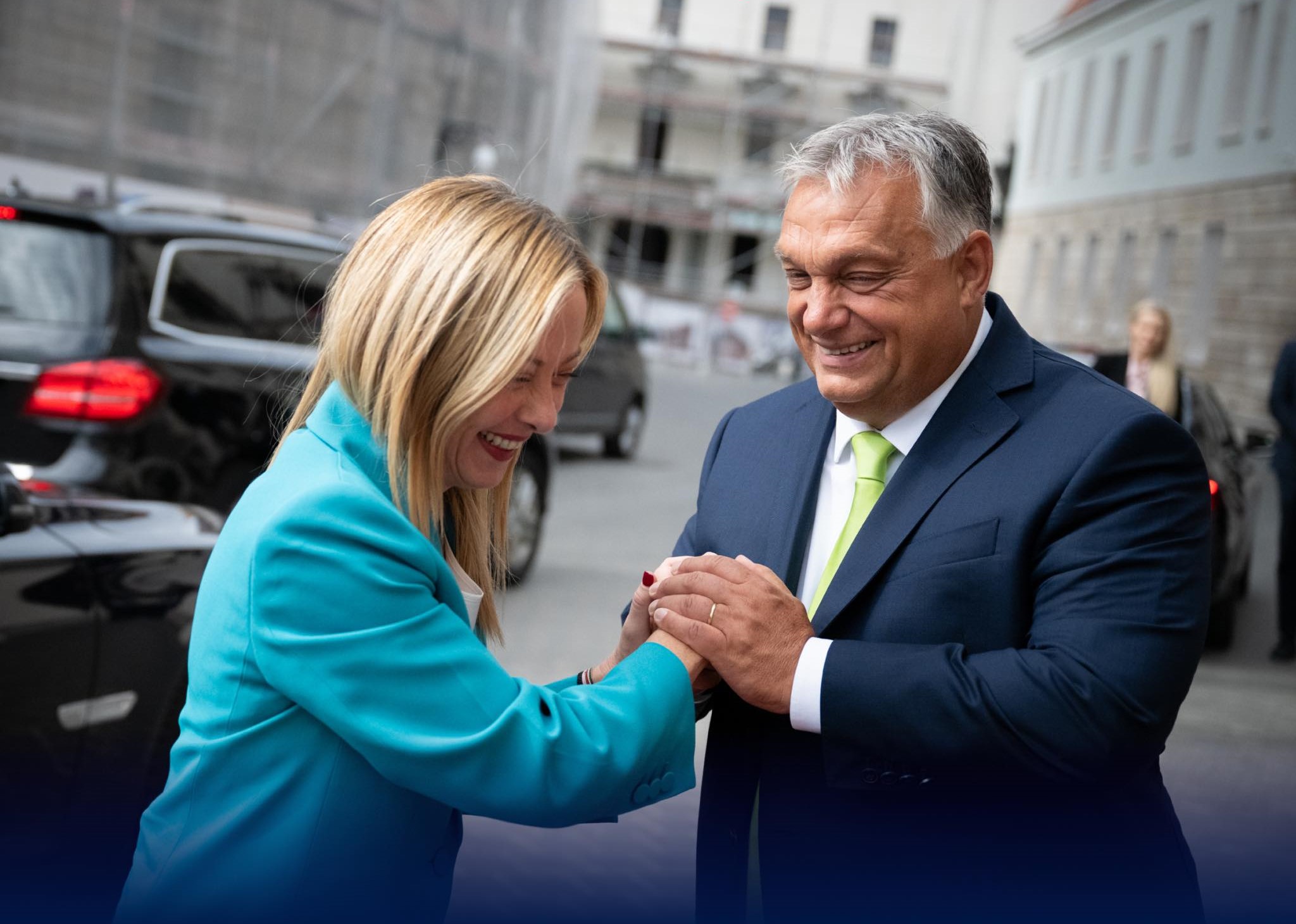 PM Orbán met with Italian PM Giorgia Meloni and look how happy they ...