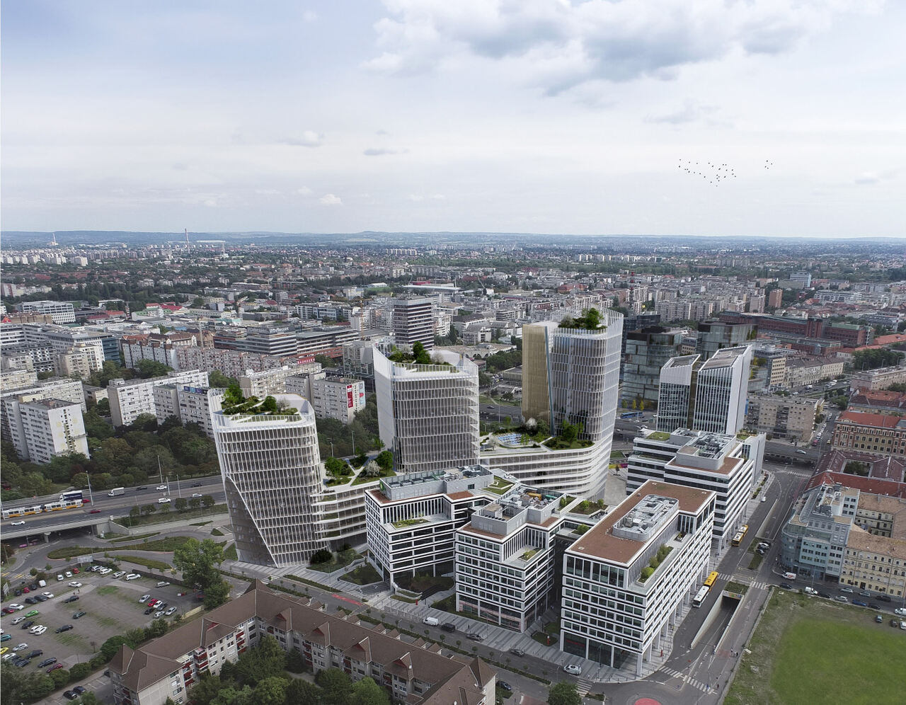 VISUAL PLANS: Budapest's newest tower block to be impressive - Daily ...